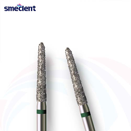 Diamond Burs FG (Round End Taper) - Smedent Medical